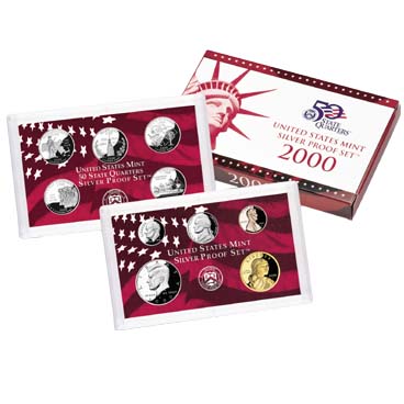 US Proof Set 2000 Silver | Golden Eagle Coins