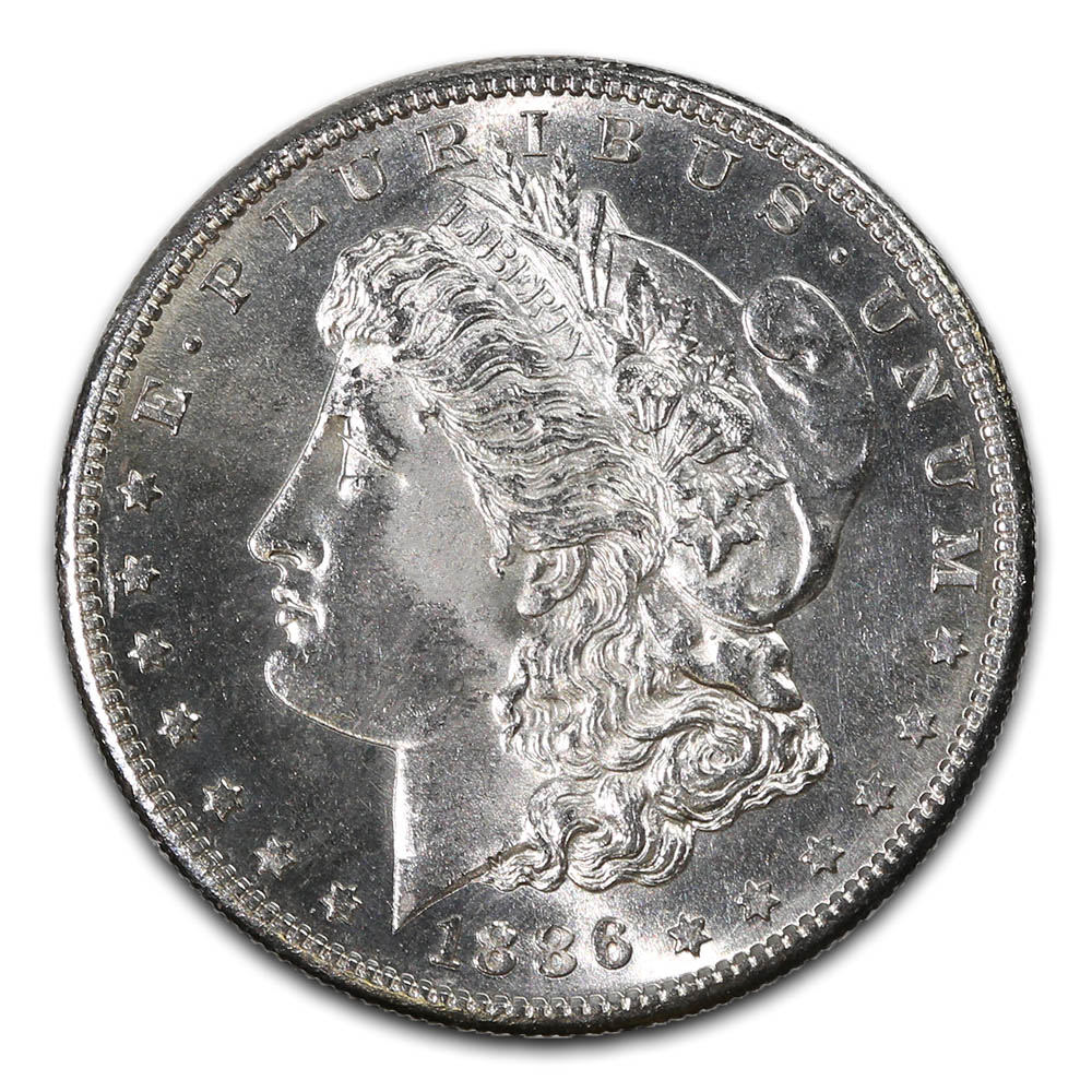 Morgan Silver Dollar Uncirculated 1886-S | Golden Eagle Coins