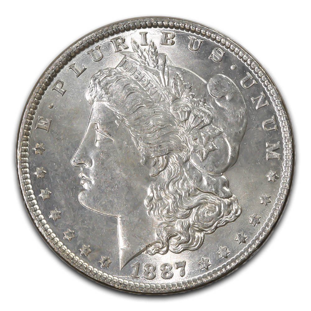 Morgan Silver Dollar Uncirculated 1887-S | Golden Eagle Coins