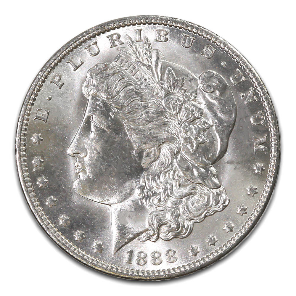 Morgan Silver Dollar Uncirculated 1888 | Golden Eagle Coins