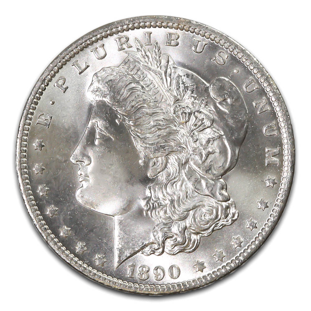 Morgan Silver Dollar Uncirculated 1890-CC | Golden Eagle Coins