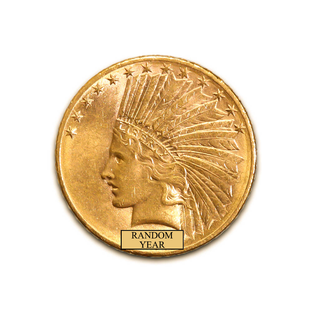 Early Gold Bullion $10 Indian Uncirculated | Golden Eagle Coins