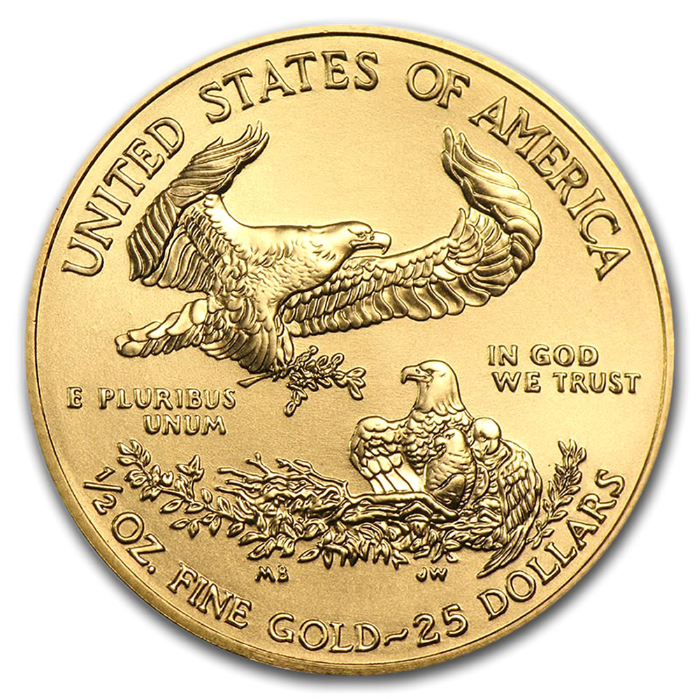2021 American Gold Eagle 1 2 Oz Uncirculated Type 1 Golden Eagle Coins 2021 American Gold Eagle 1 2 Oz Uncirculated Type 1 Golden Eagle Coins
