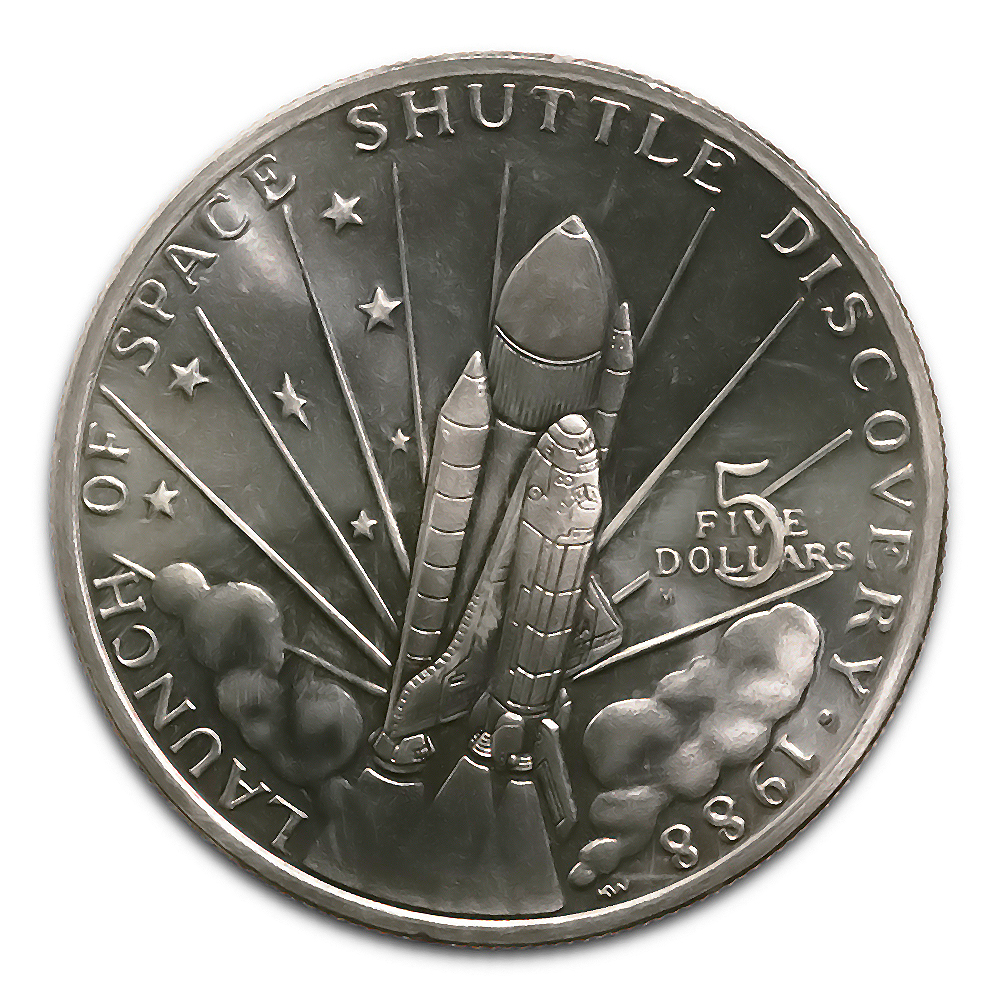 Marshall Islands $5 1988 BU Space Shuttle | Golden Eagle Coins