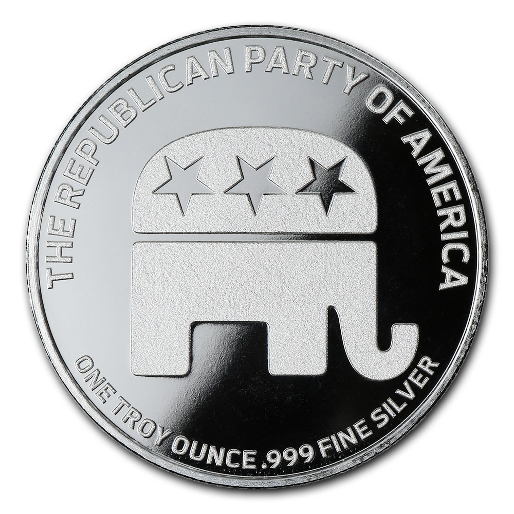 Republican Symbol Black And White